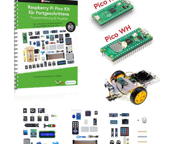 Elektor Raspberry Pi Pico Kit für Fortgeschrittene (Bundle)